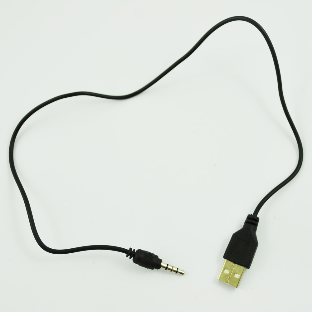 Black USB A Type to 3.5mm Jack Plug Audio Data Cab... – Grandado