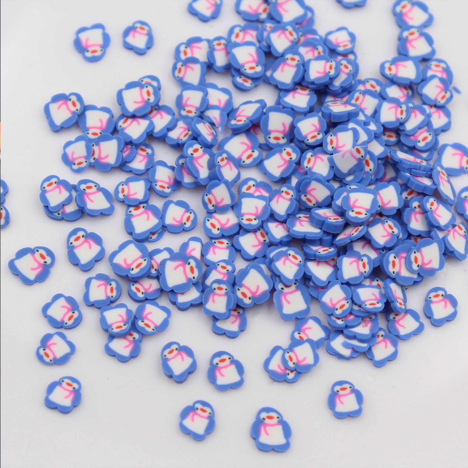 100g/Lot Polymer Clay Blue Penguin Slices Animal S... – Grandado