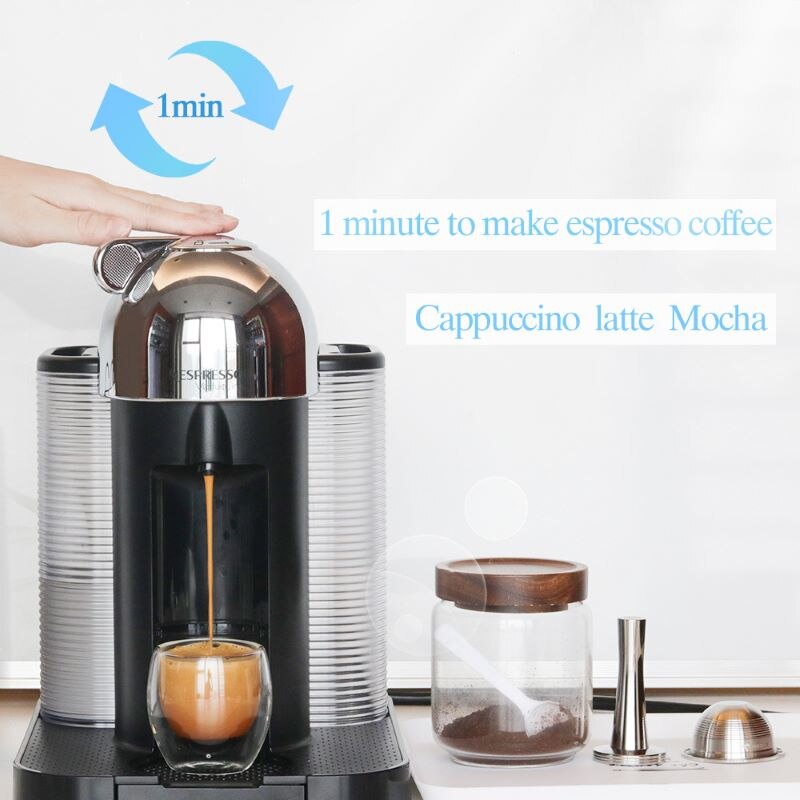 Reusable large and small CUP espresso capsules Nes... – Grandado