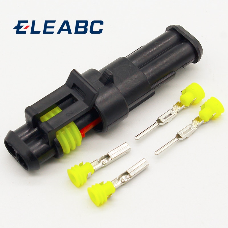 10 sets Kit 2 Pin Way AMP Super seal Waterproof El... – Vicedeal