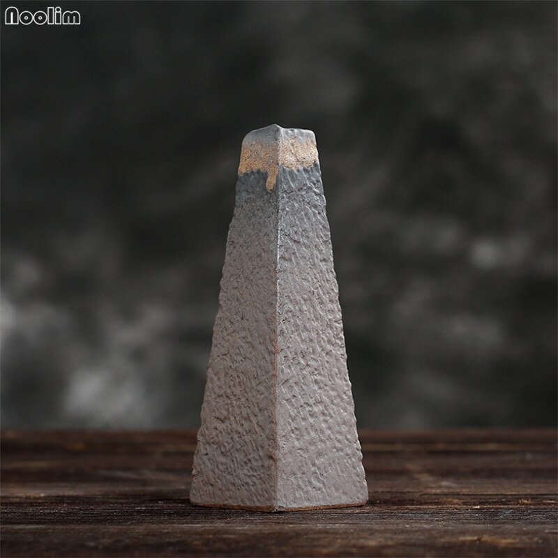 Ceramic Zen Coarse Pottery Vase Vintage Flower Vas... – Grandado