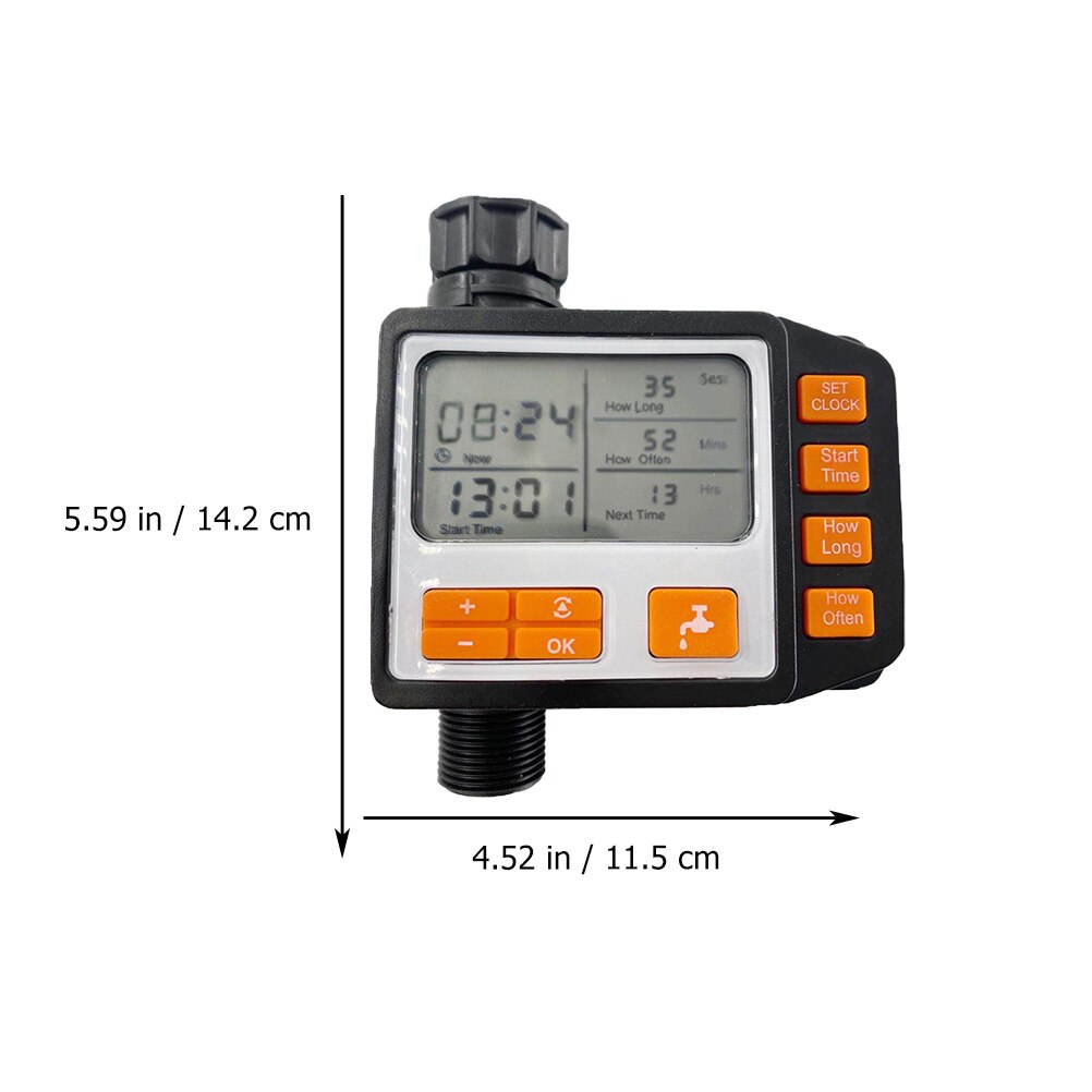 Trädgårdsbevattningstimer stor skärm digital displ... – Vicedeal