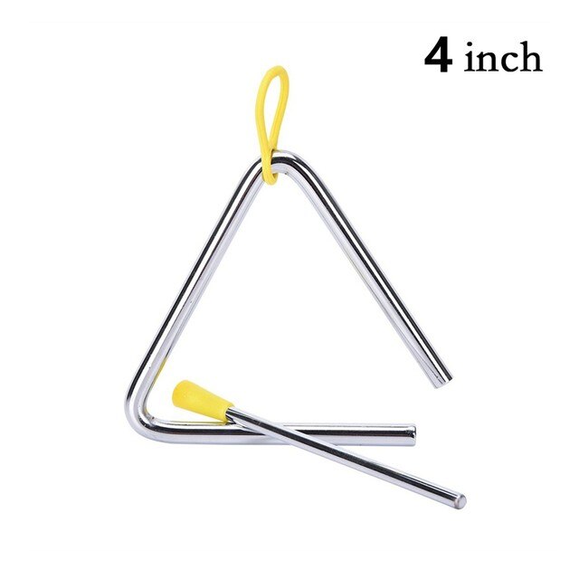 4-8 Inch Metal Musical Triangle Steel Percussion E... – Grandado