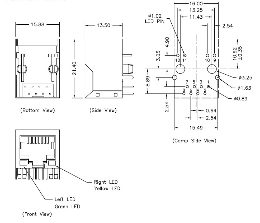 HR911105A with light HY911105A RJ45 network transformer with light ...