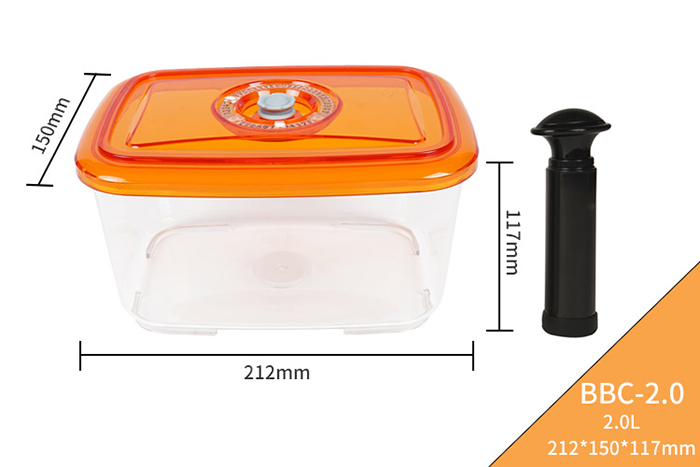 LAIMENG Vacuum Container Plastic Food Storage Cont... – Vicedeal