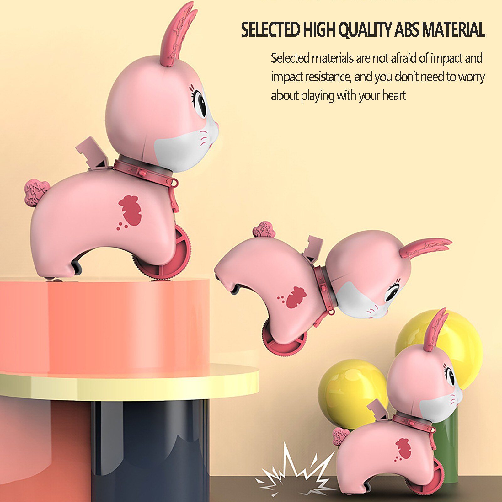 Baby Push Toy Lightweight Stroller Cute Cartoon Ha... – Grandado