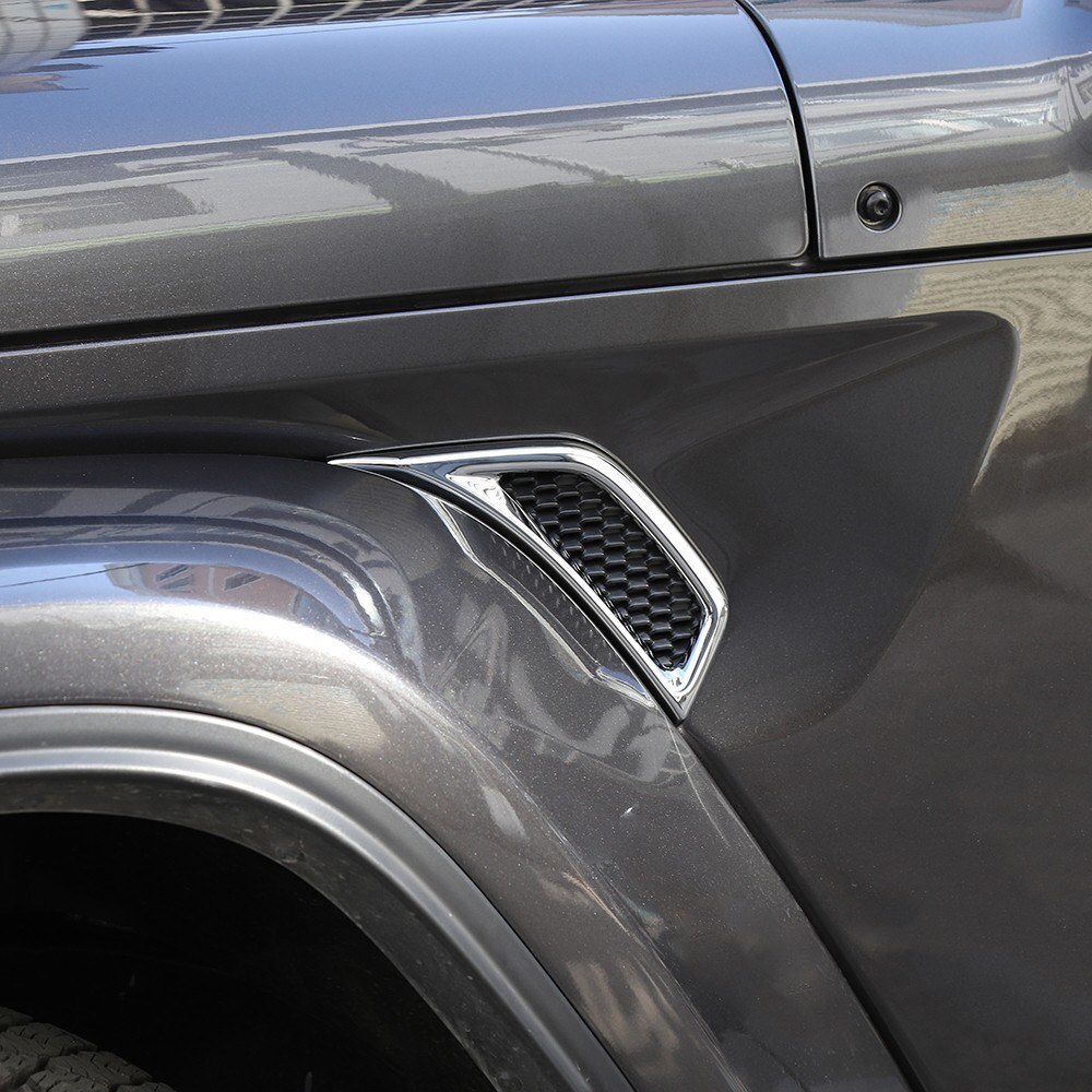 Carbon Fiber Grain Car Leaf Plate Air Inlet Cover ... – Grandado