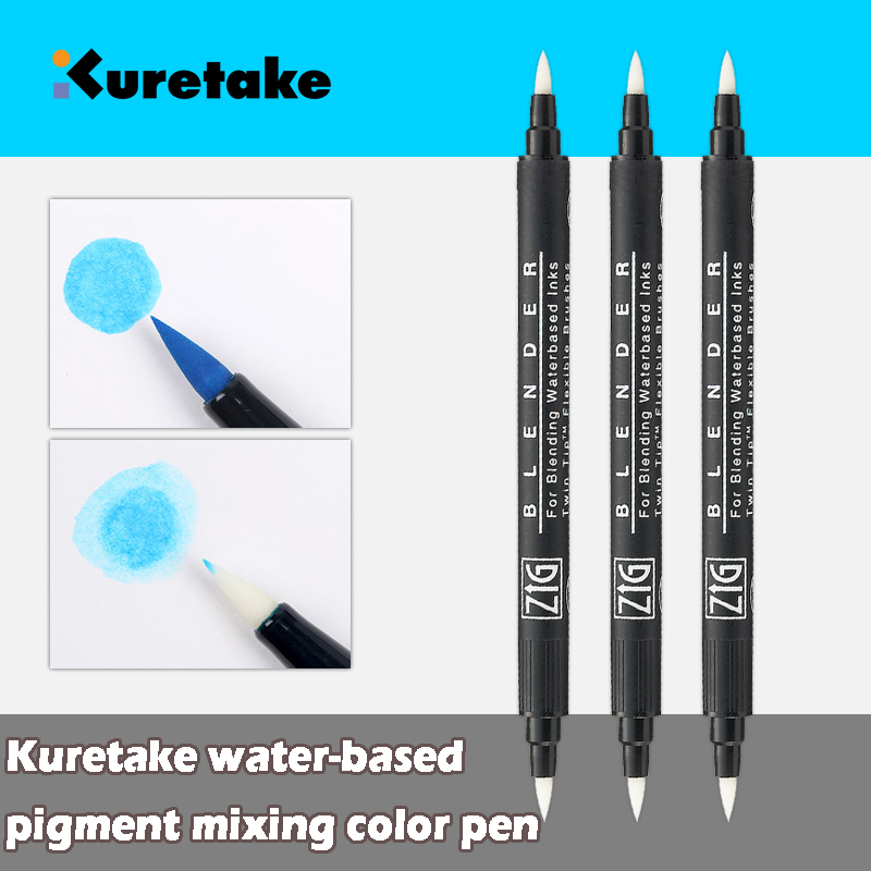1 pc ZIG Kuretake Blender Brush Marker Transparant... – Vicedeal