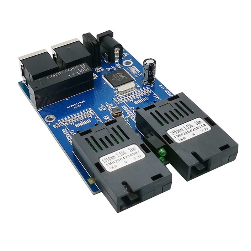 Gigabit Ethernet Fiber Switch 2 RJ45 UTP 2 SC Fibe... – Vicedeal