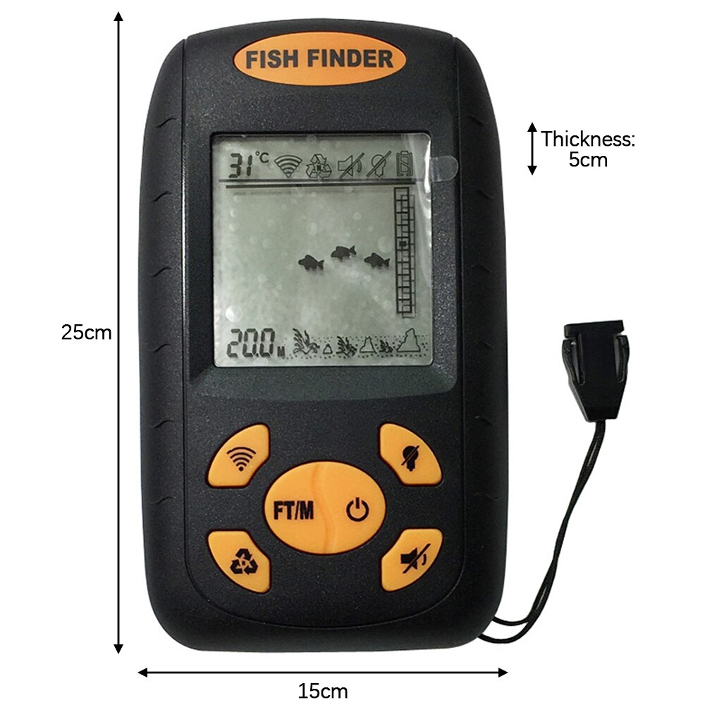 Handheld Fish Finder Portable Fishing Kayak Fishfi... – Grandado