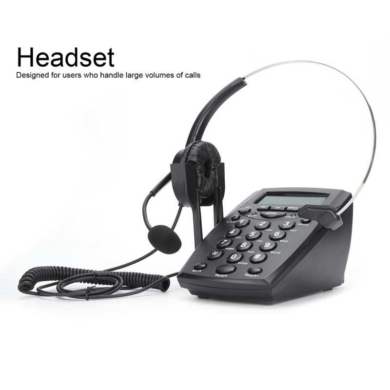 HT800 Call Center Wired Telephone with Omnidirecti... – Grandado