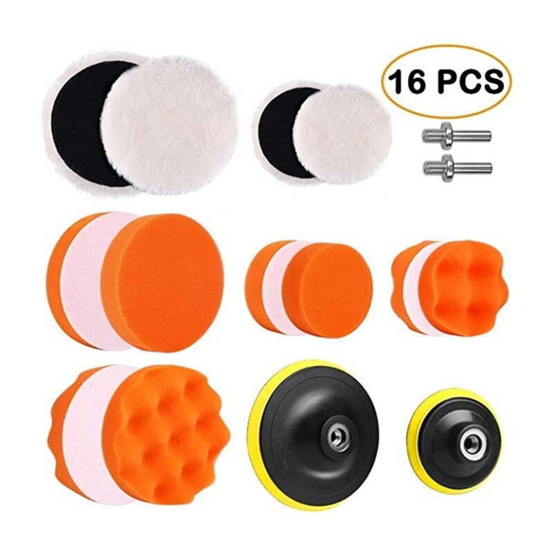 Car Polishing Wheel Self Adhesive 16Pcs Polishing ... – Grandado