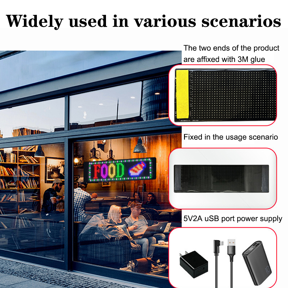 LED Matrix Pixel Panel Universal Night Light Flexi... – Grandado