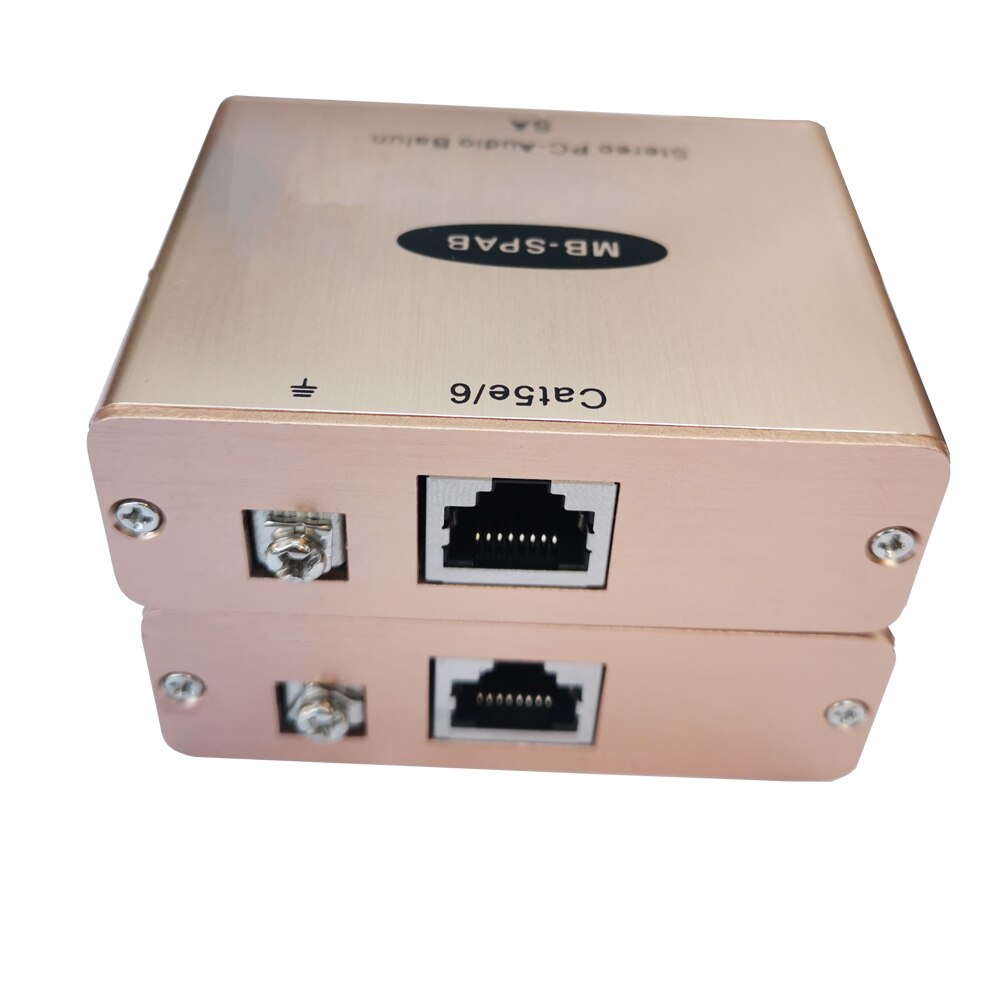 Cat5 Stereo Audio Balun Extender 3.5mm Audio to RJ... – Vicedeal