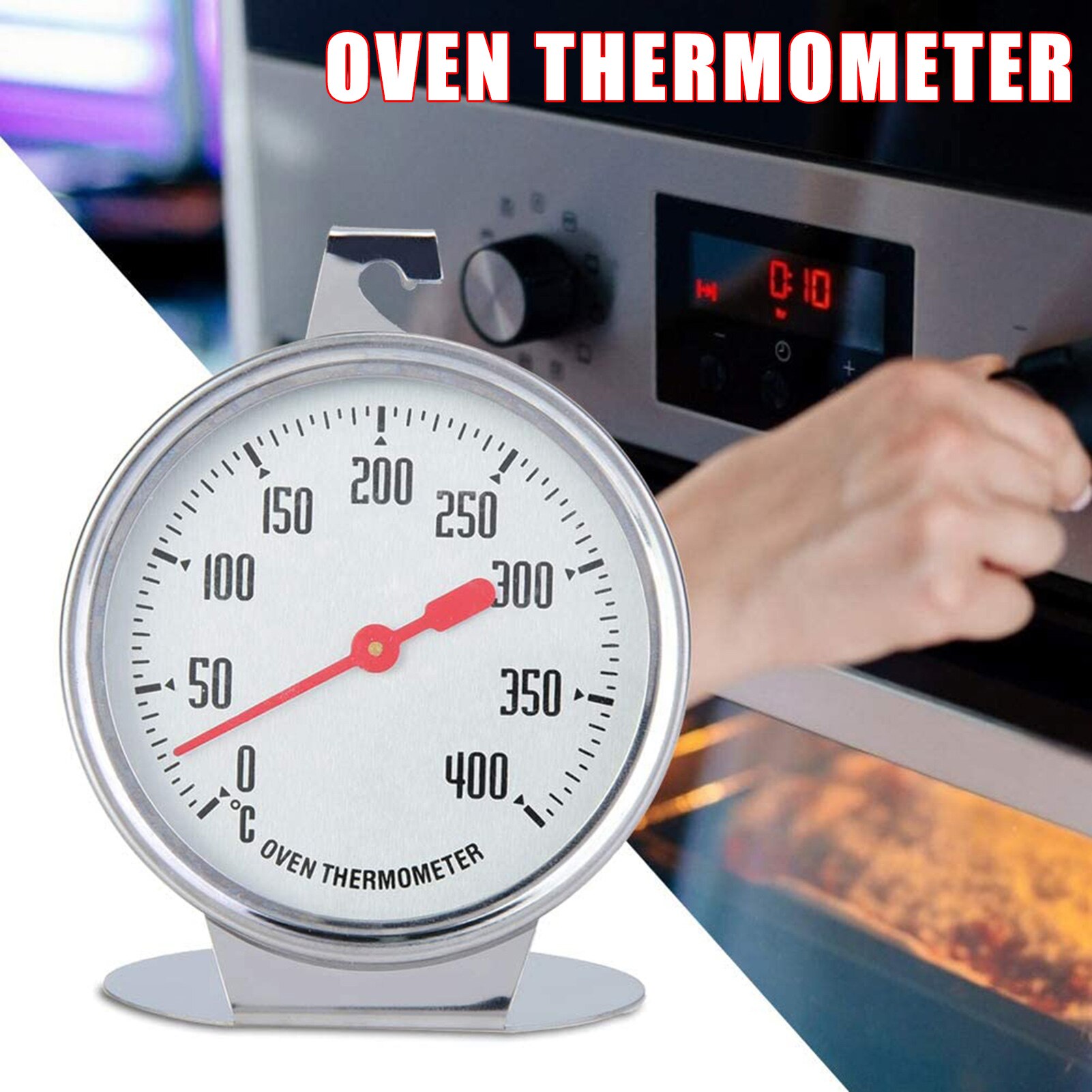 Mini Oven Cooker Thermometer Stainless Steel Tempe... – Grandado