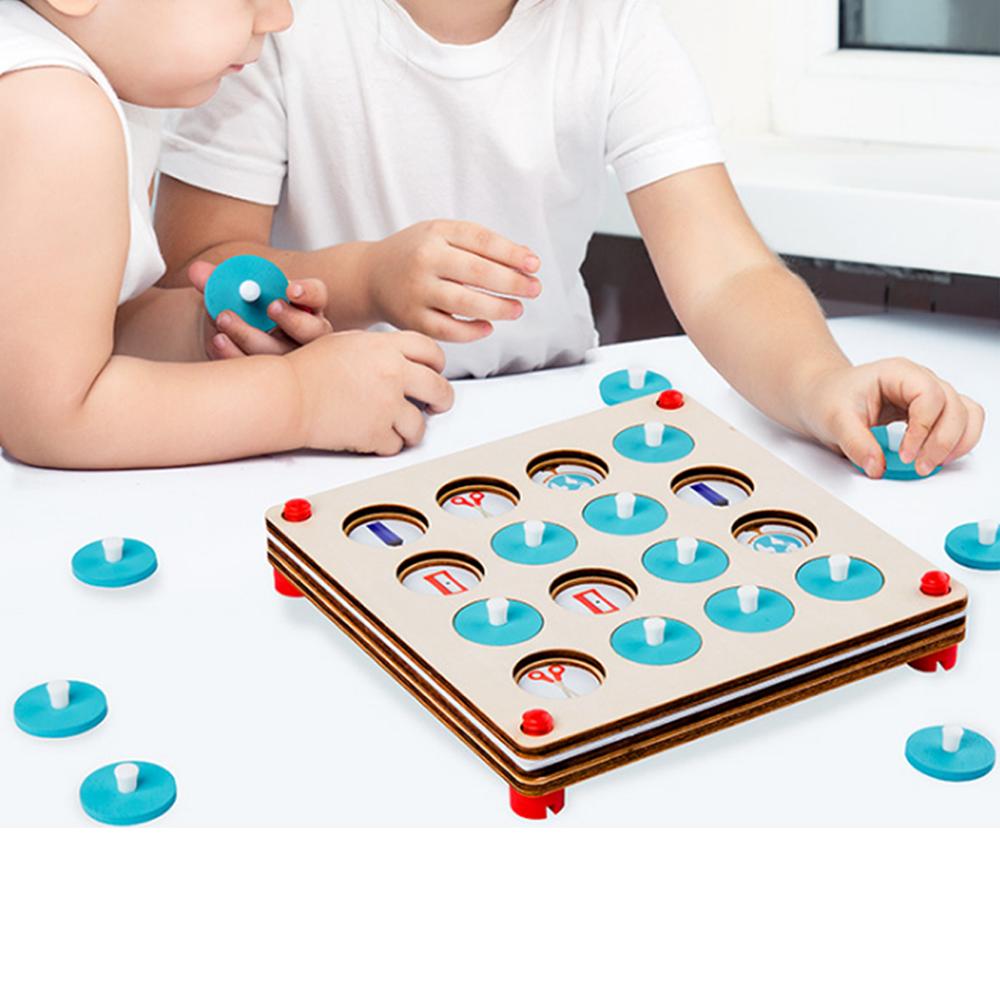 Puzzel Houten Spel Schaken Educatief Kinderen Spee... – Vicedeal