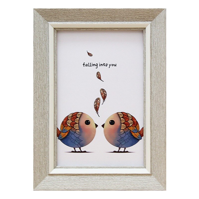 Houten Frame Witte Kleur Foto Frames Klassieke Min... – Grandado