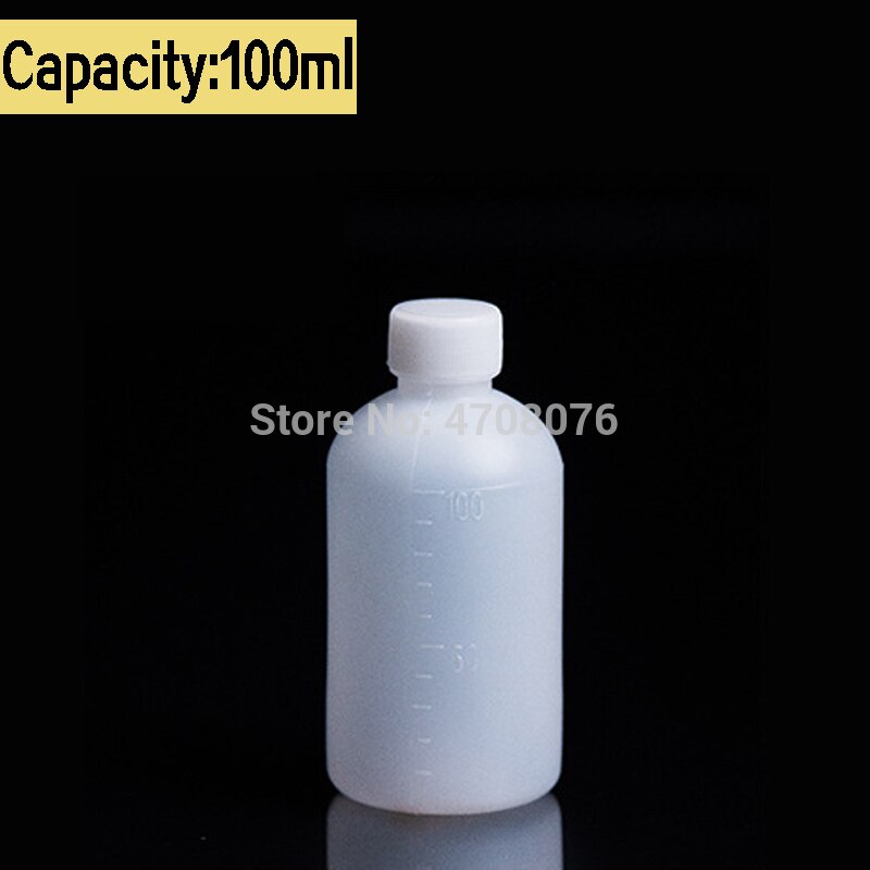100ml 10 teile/paket PE labor reagenz flasche mit ... – Vicedeal