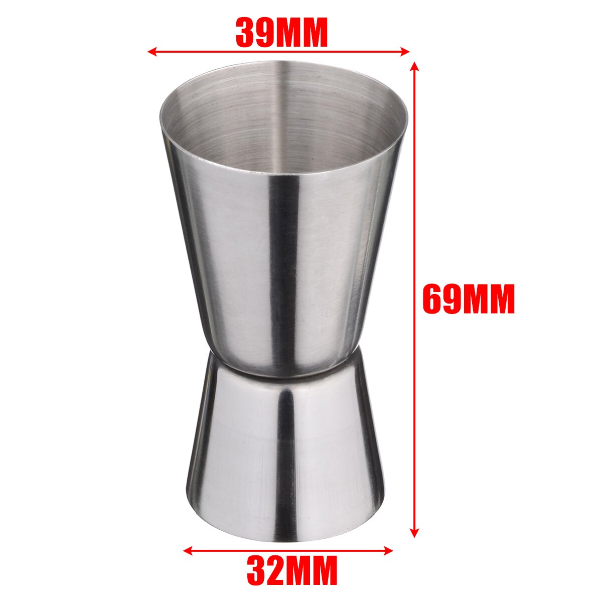Nueva copa de medición de Bartending de doble cara... – Grandado
