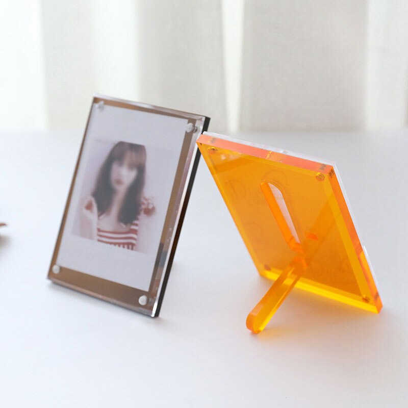 INS 3 Inch Acrylic Photo Frame Display Stand Doubl... – Vicedeal