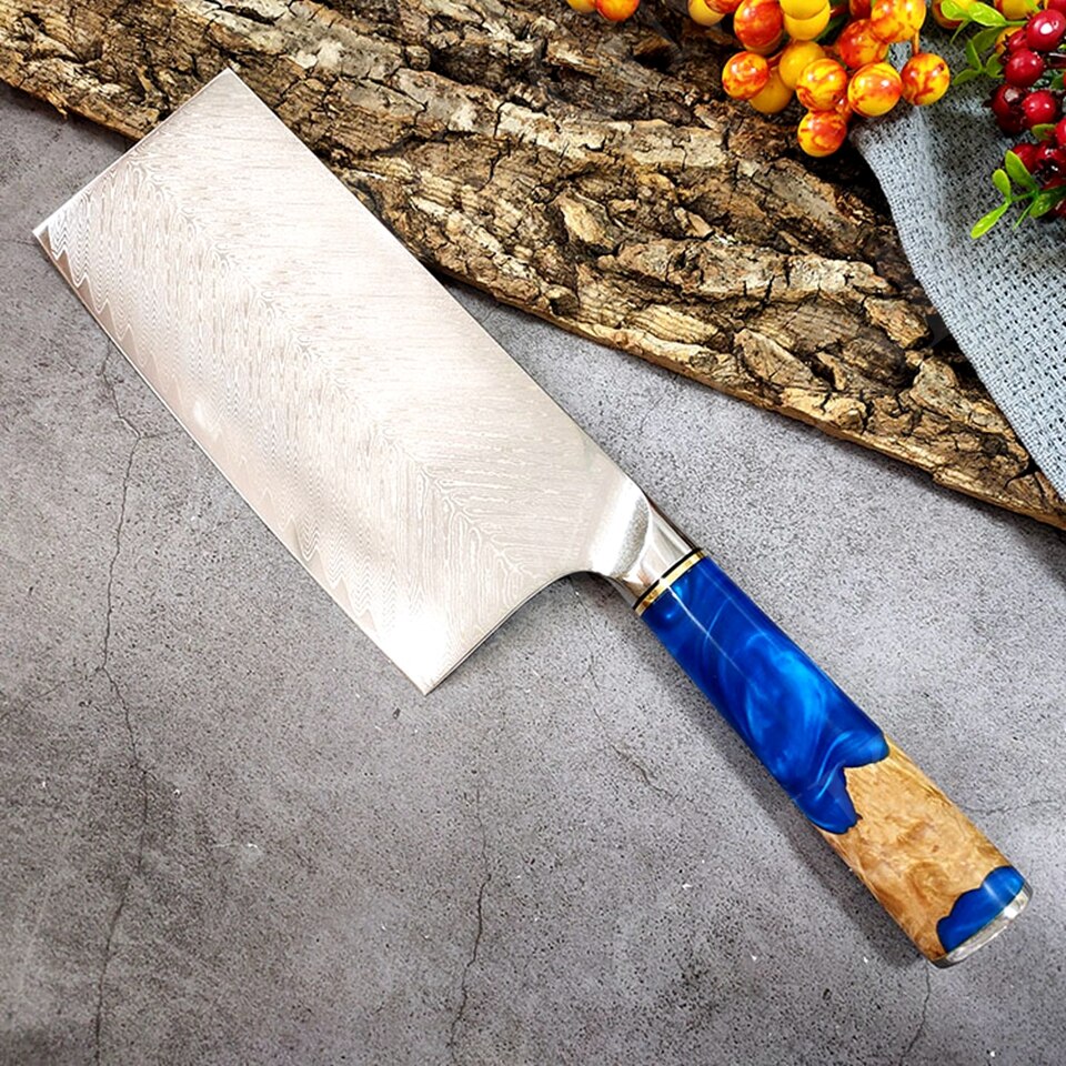 Kitchen Knives Set Chef Knife Damascus Steel High ... – Grandado