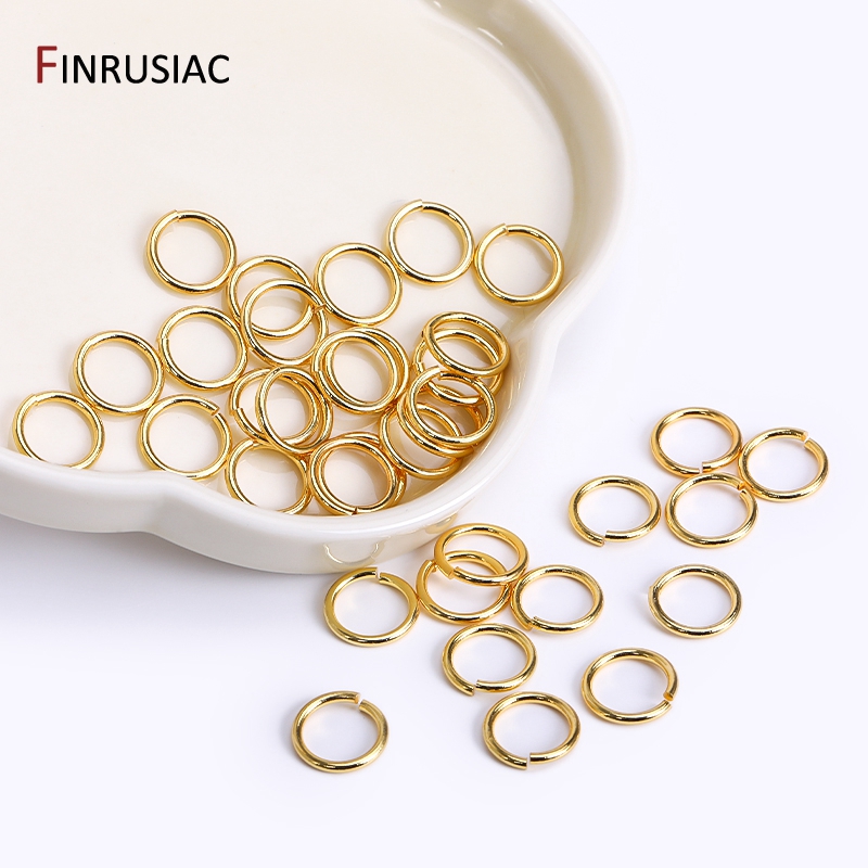 18k Gold Plated Jump rings For Jewelry Making, Bra... – Grandado