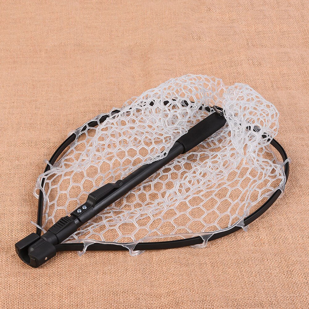 Outdoor Fly Fishing Net Mesh Aluminum Alloy Handle... – Grandado