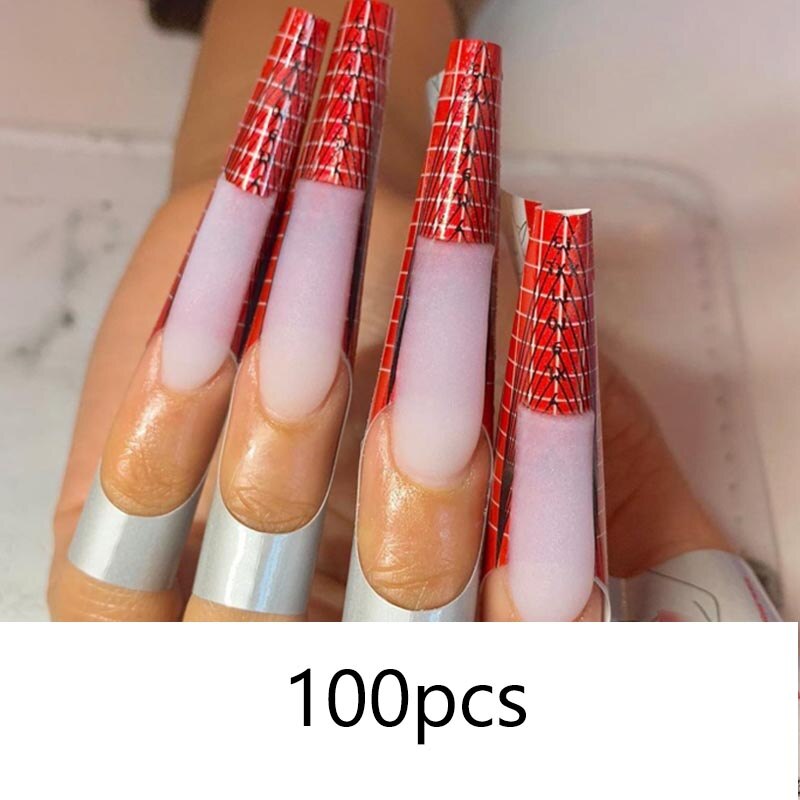 Negle form tips forlængelse guide klistermærker se... – Grandado