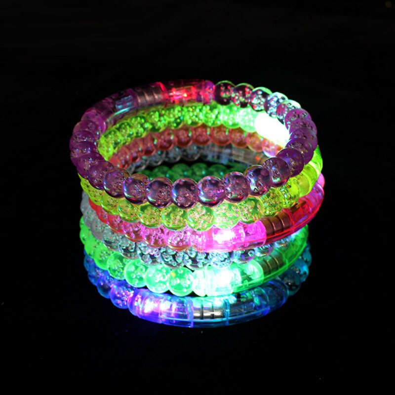 Flash Light LED Bracelet Acrylic Bangles More Colo... – Grandado