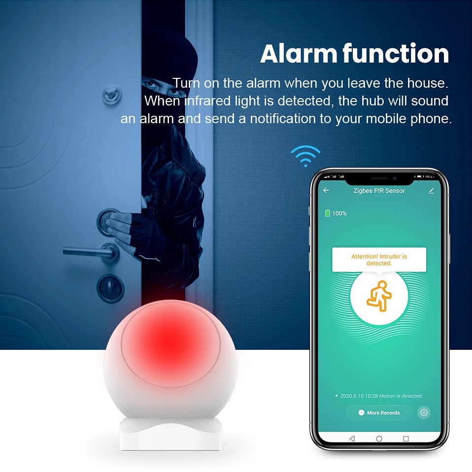 AVATTO Tuya Zigbee PIR Motion Sensor, Smart Home I... – Vicedeal