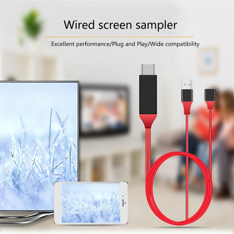 1080P Mirroring Cable Phone to TV HDTV Adapter For... – Grandado