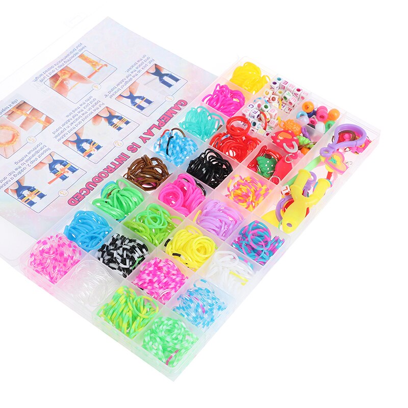 Elastische Rubber Loom Bands Diy Tool Set Weave Ma... – Vicedeal