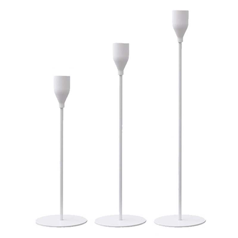 3Pcs/Set Metal Candle Holders European style Candl... – Grandado