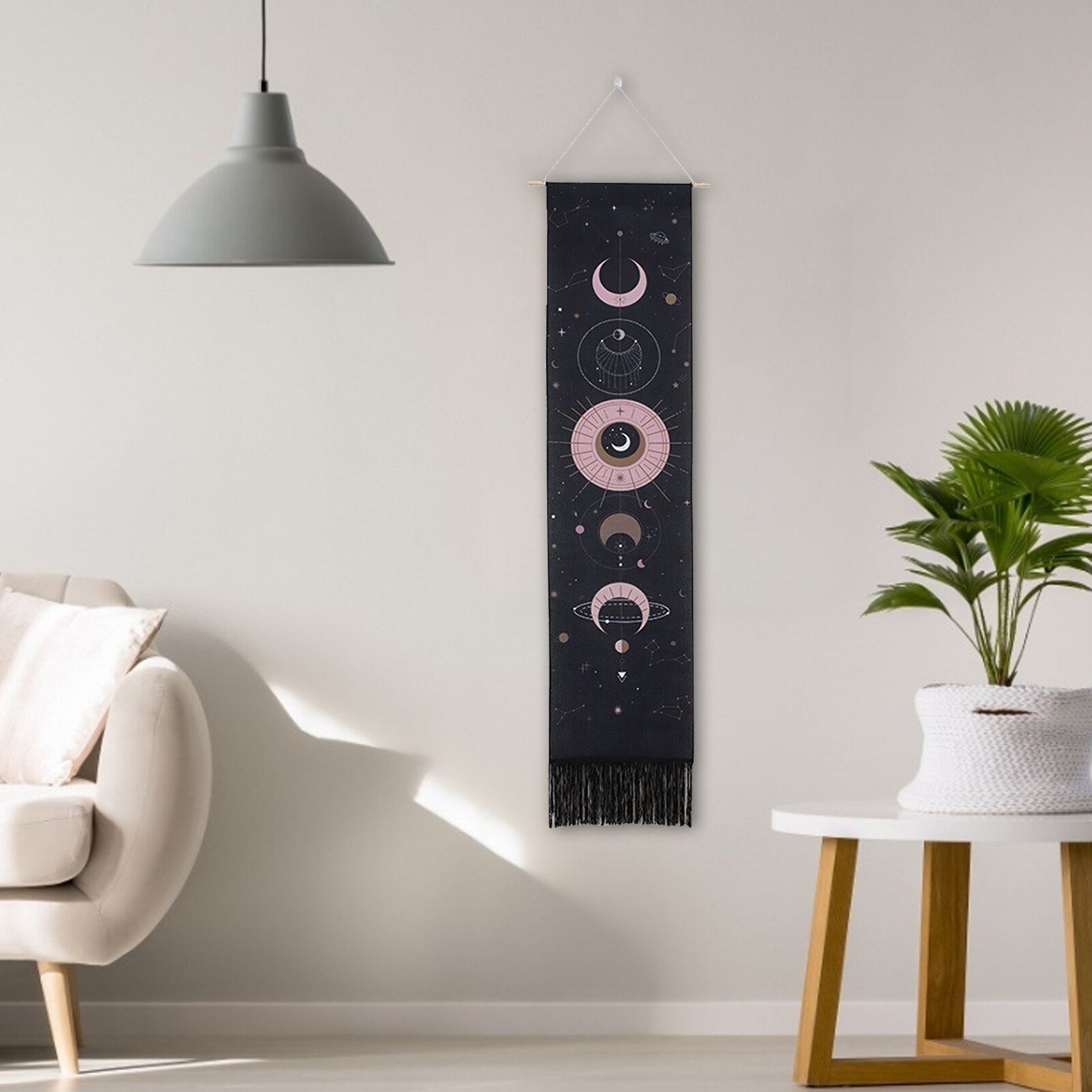 Moon Phase Tapestry Wall Hanging Tapestry Nine Pha... – Grandado