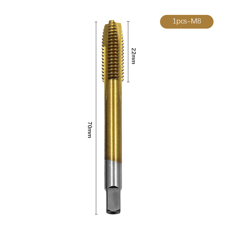 3-8mm Cobalt Drill Bit Set Spiral Screw Metric Com... – Grandado