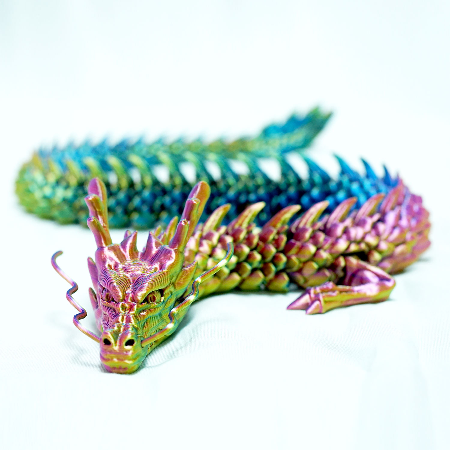 Dragón chino impreso en 3D Las articulaciones del ... – Grandado
