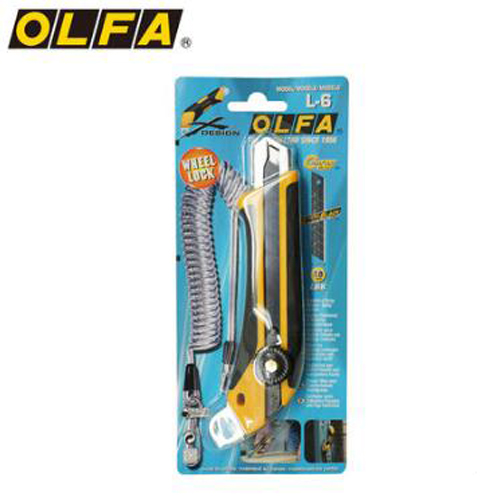 Olfa L-6 18mm Heavy Duty Cutter Knife Rubber Grip ... – Grandado