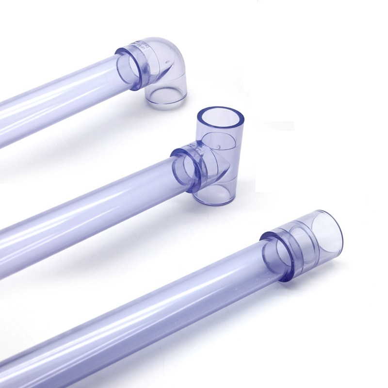 OD 20 ~ 50mm Transparent PVC Rohr Aquarium Aquariu... – Grandado