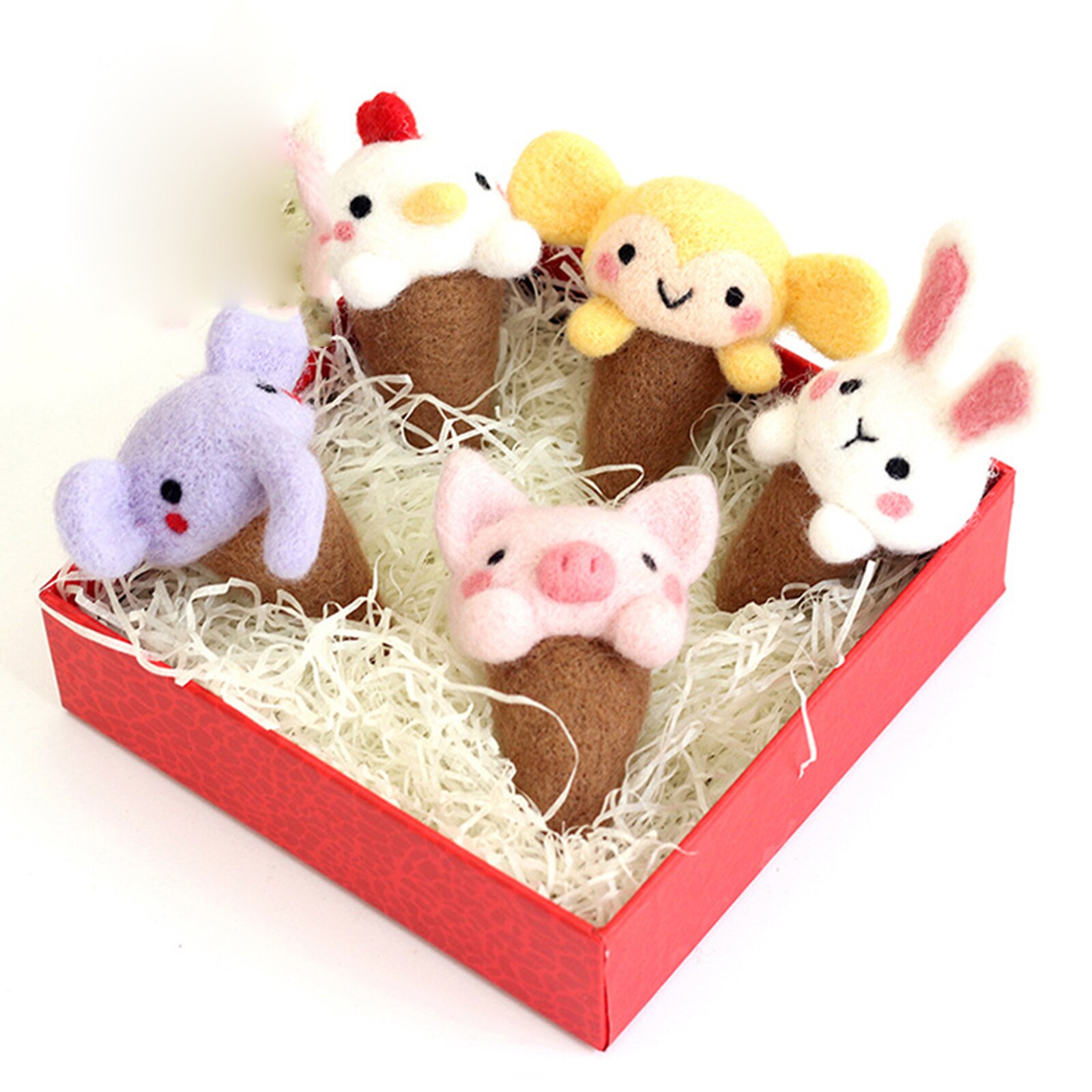 1 Set Christmas Wool Felt Needles Felting Wool Kit... – Grandado