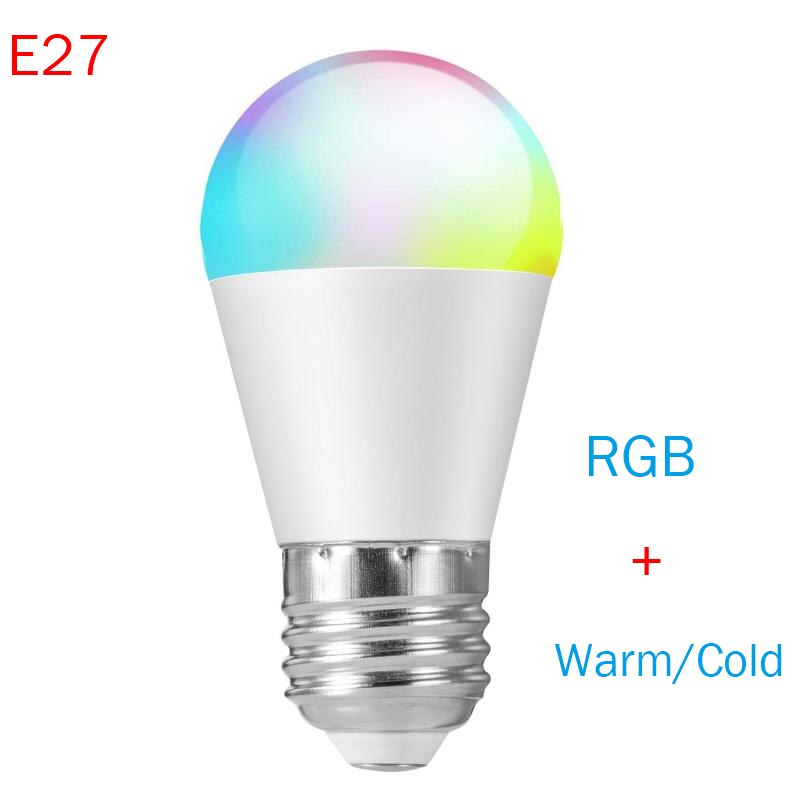 WiFi Smart Glühbirne B22 E27 LED RGB Lampe Arbeit ... – Vicedeal