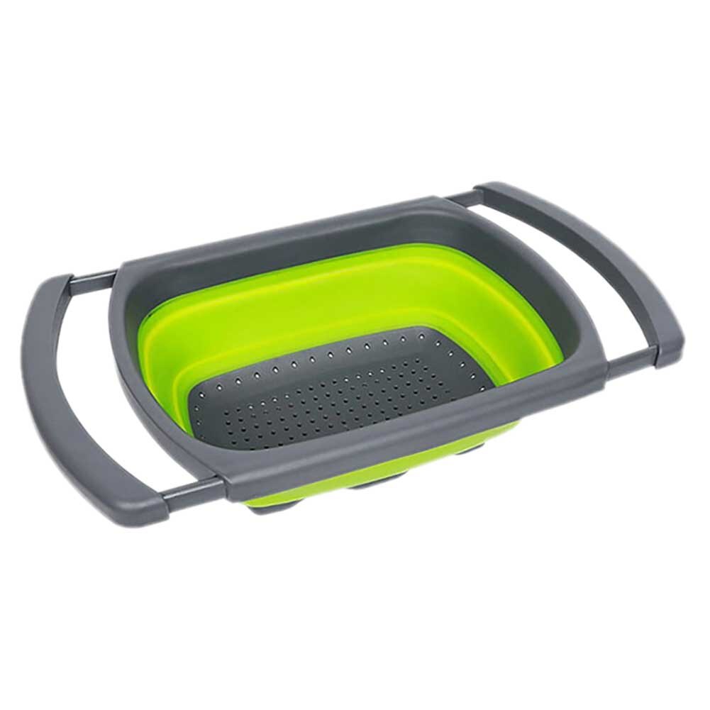 Foldable Drain Basket Silicone Wash Fruit Sink Squ... – Grandado