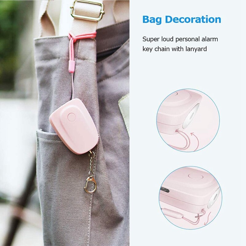 Personal Alarm, 130DB Safety Alarm Key Chain with ... – Grandado