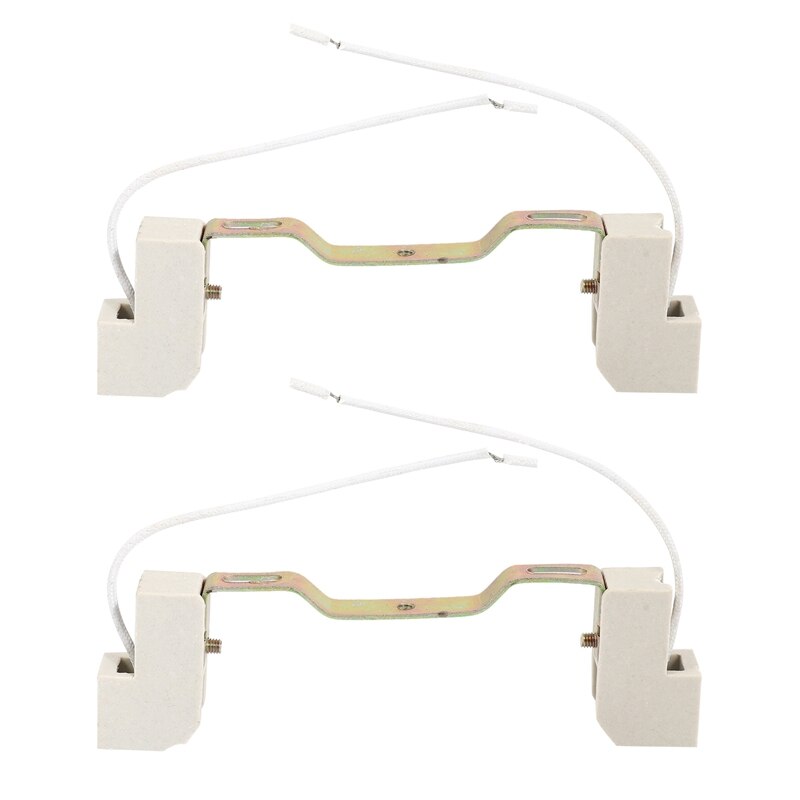 2X R7S Bulb Socket Lamp Holder Connector Metalen K... – Vicedeal