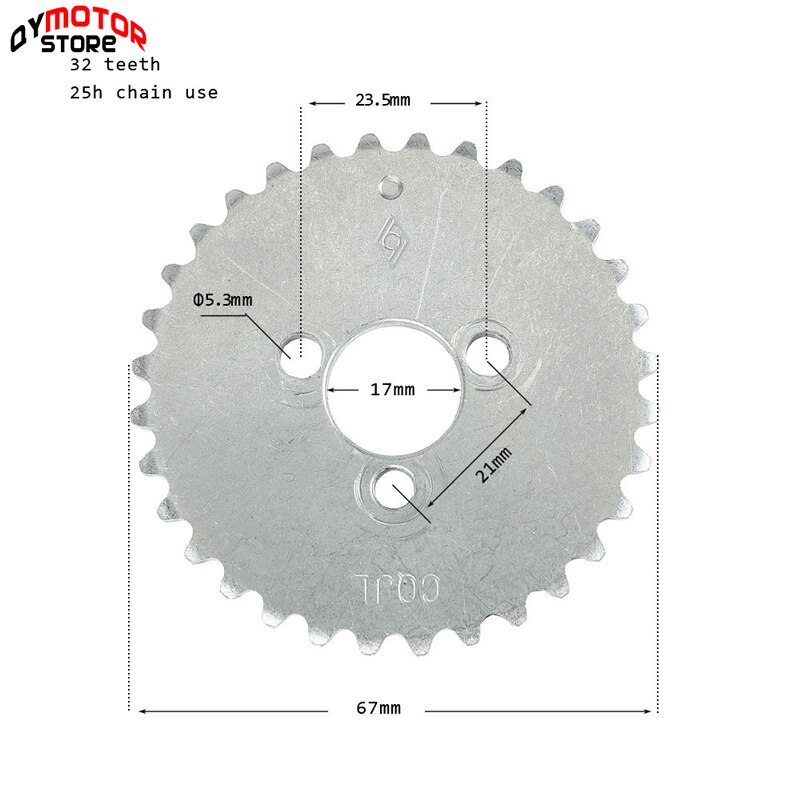 32 Tooth Camshaft Timing Sprocket with bolt For 12... – Grandado