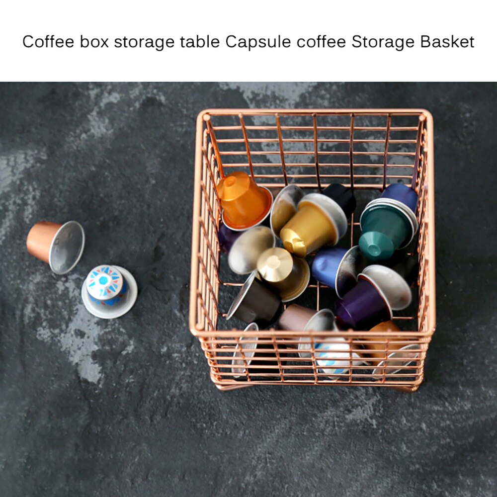 Coffee Capsule Storage Basket Vintage Coffee Pod S... – Grandado