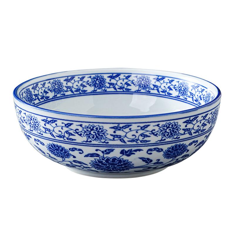 7/8inch Chinese Style Ceramic Bowls Blue And White... – Grandado