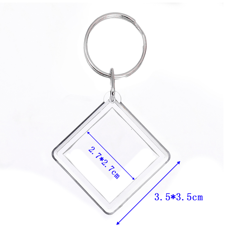 DIY Photo Keychian Acrylic Clear Picture Insert Ke... – Grandado