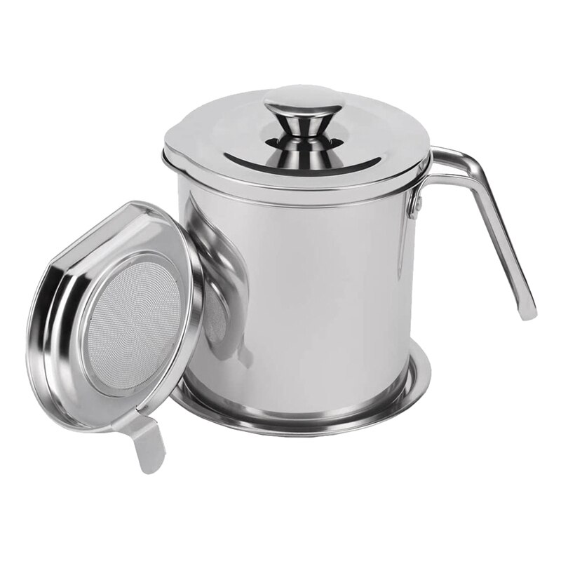 1.7 Quart Rvs Vet Zeef Container-Olie Opslag Met R... – Grandado