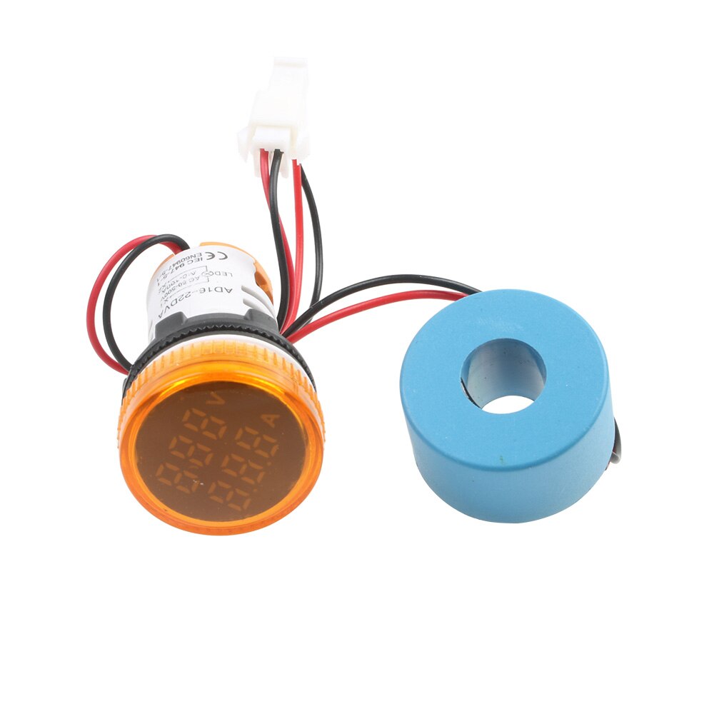 Mini Digitale Voltmeter 2 In1 22Mm AC50-500V 0-100... – Grandado