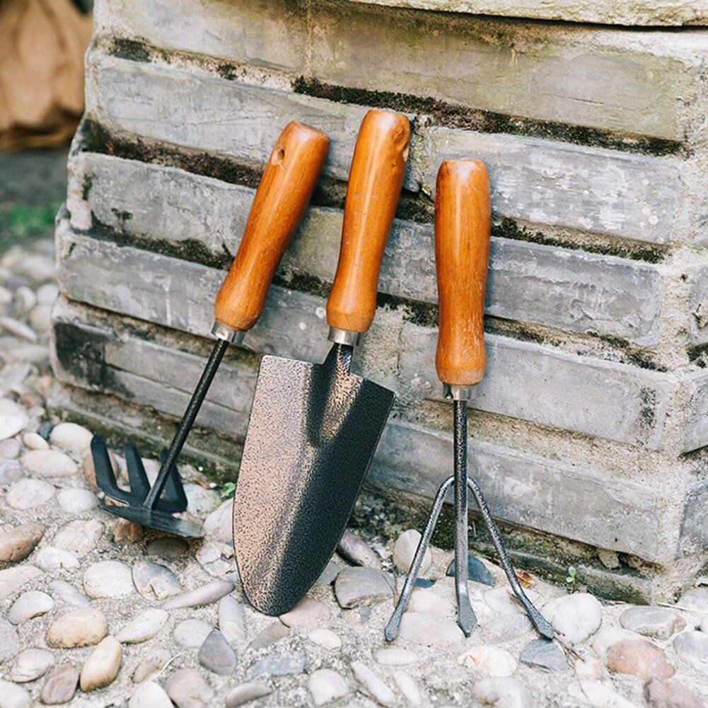 Garden Hand Tools Trowel Rake Shovel Heavy Duty Me... – Grandado